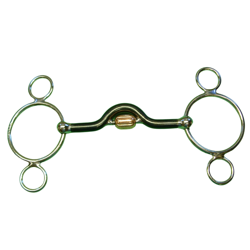 3 Ring Ported Copper Roller | EquuSport Custom Saddlery