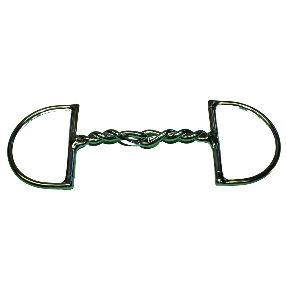 Jointed Twisted Wire D Ring | EquuSport Custom Saddlery