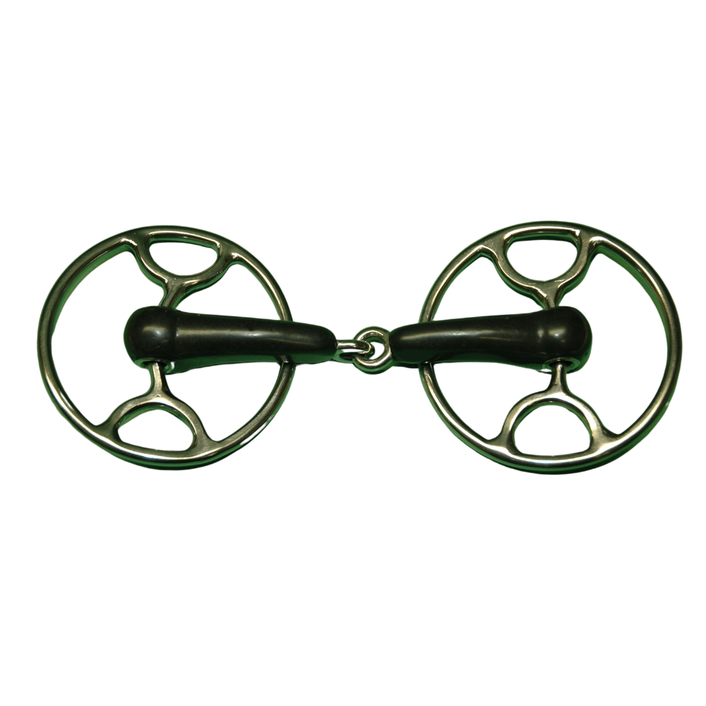 Jointed Vulcanite Swivel Bit | EquuSport Custom Saddlery