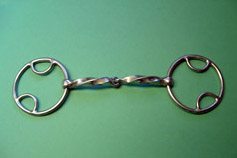 Twisted Loose Ring with 12/5 Inside Loops | EquuSport Custom Saddlery