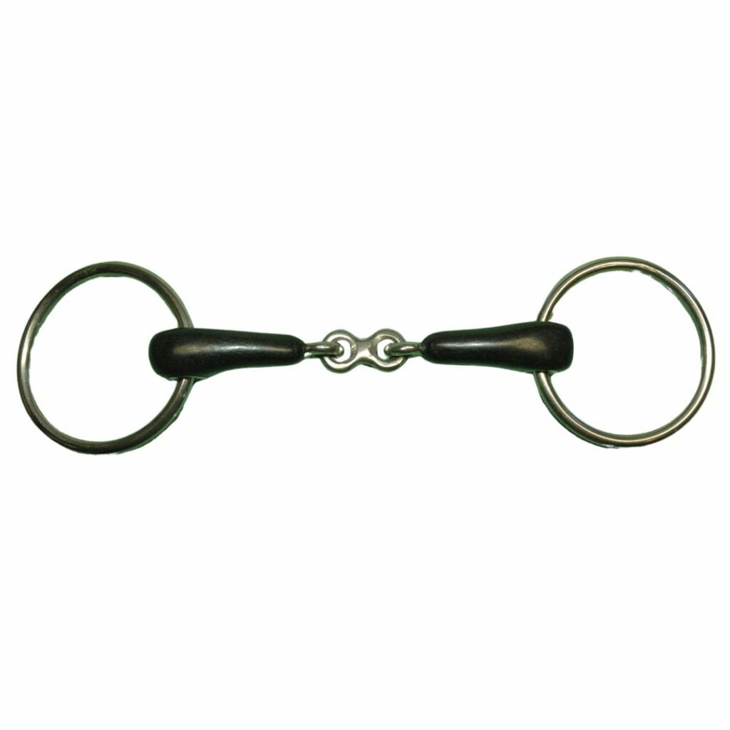 Abbey England French Vulcanite Loose Ring Snaffle | EquuSport